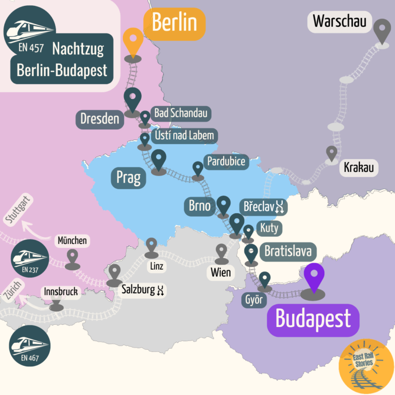 Mit dem Nachtzug nach BUDAPEST | Erfahrungen & Tipps 2024